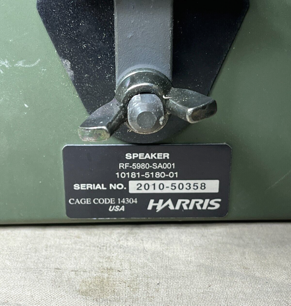 HF-SSB/VHF-F RADIO HARRIS RF-5980-SA001 LOUDSPEAKER AMPLIFIER 59650148 ...