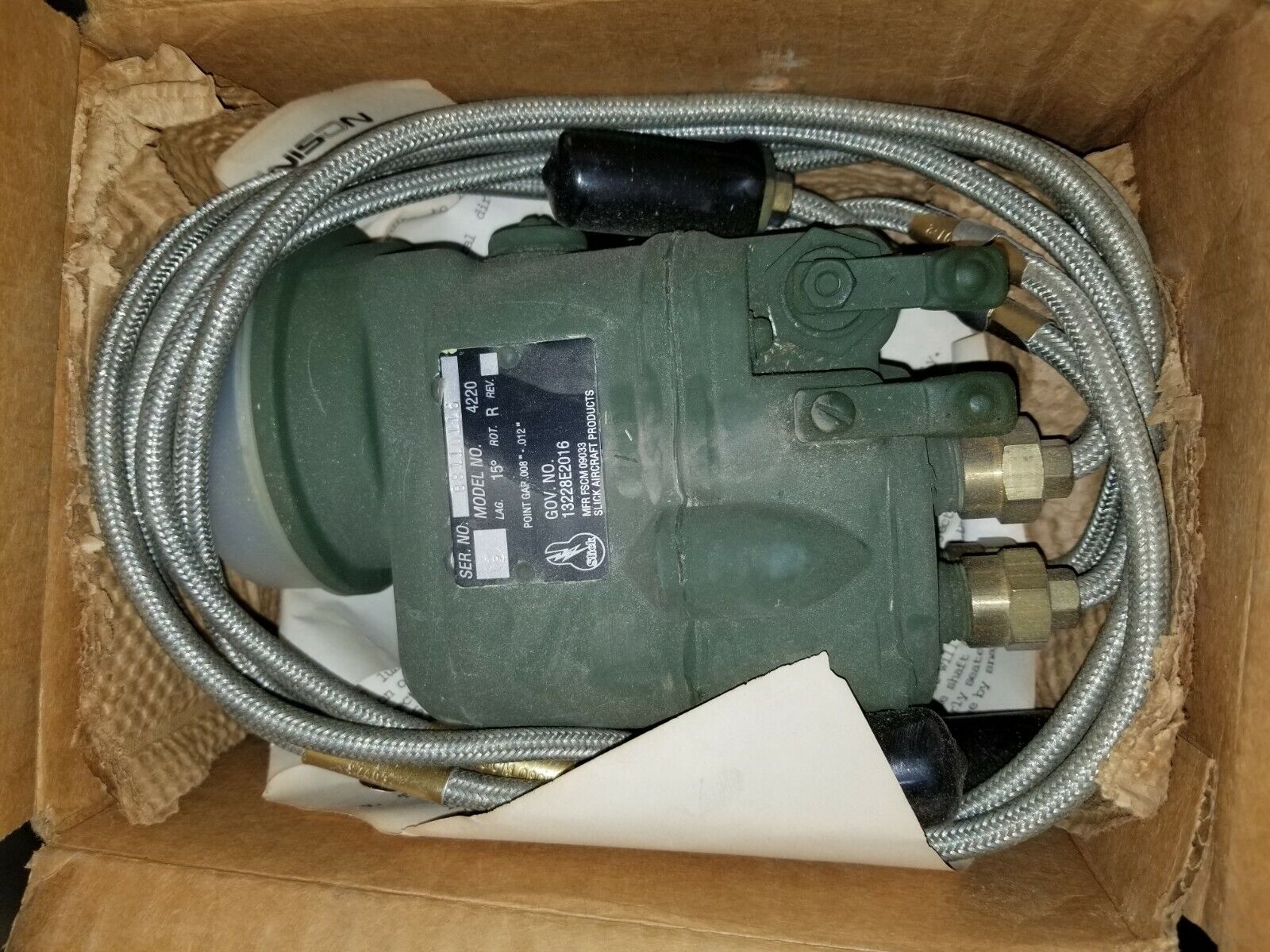 Slick Magneto 4220 4-cylinder government surplus 2920-01-258-6519 1322 ...