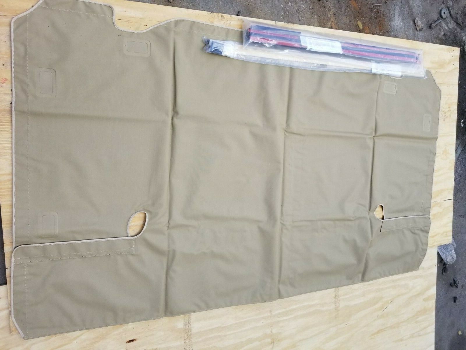 Hummer H1 Humvee TAN Tonneau Cover KIT Bows/Hardware AM General SOFT T ...