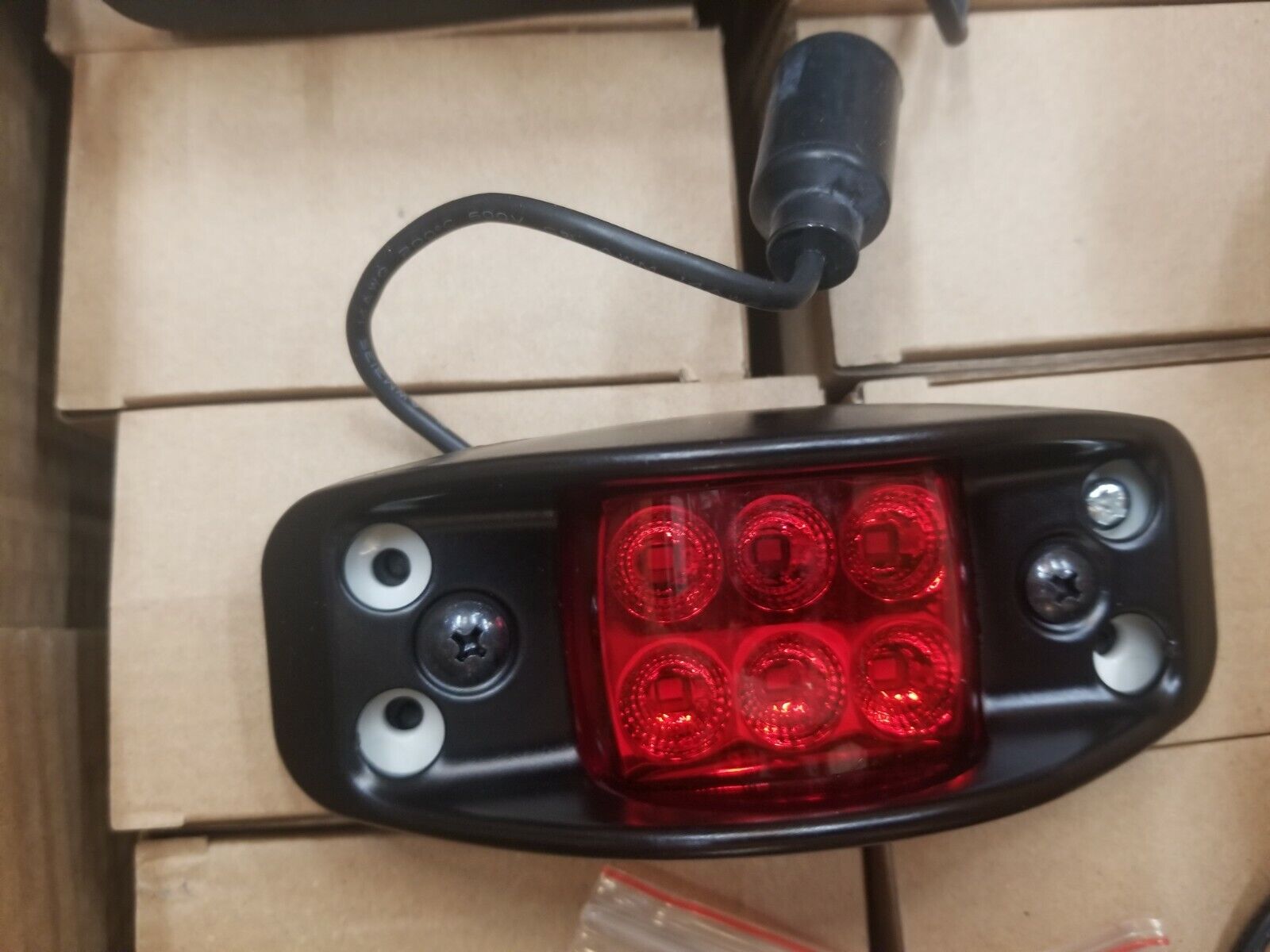 NEW BLACK HMMWV Humvee M998 RED LED SIDE MARKER Light LMTV FMTV m939 M ...