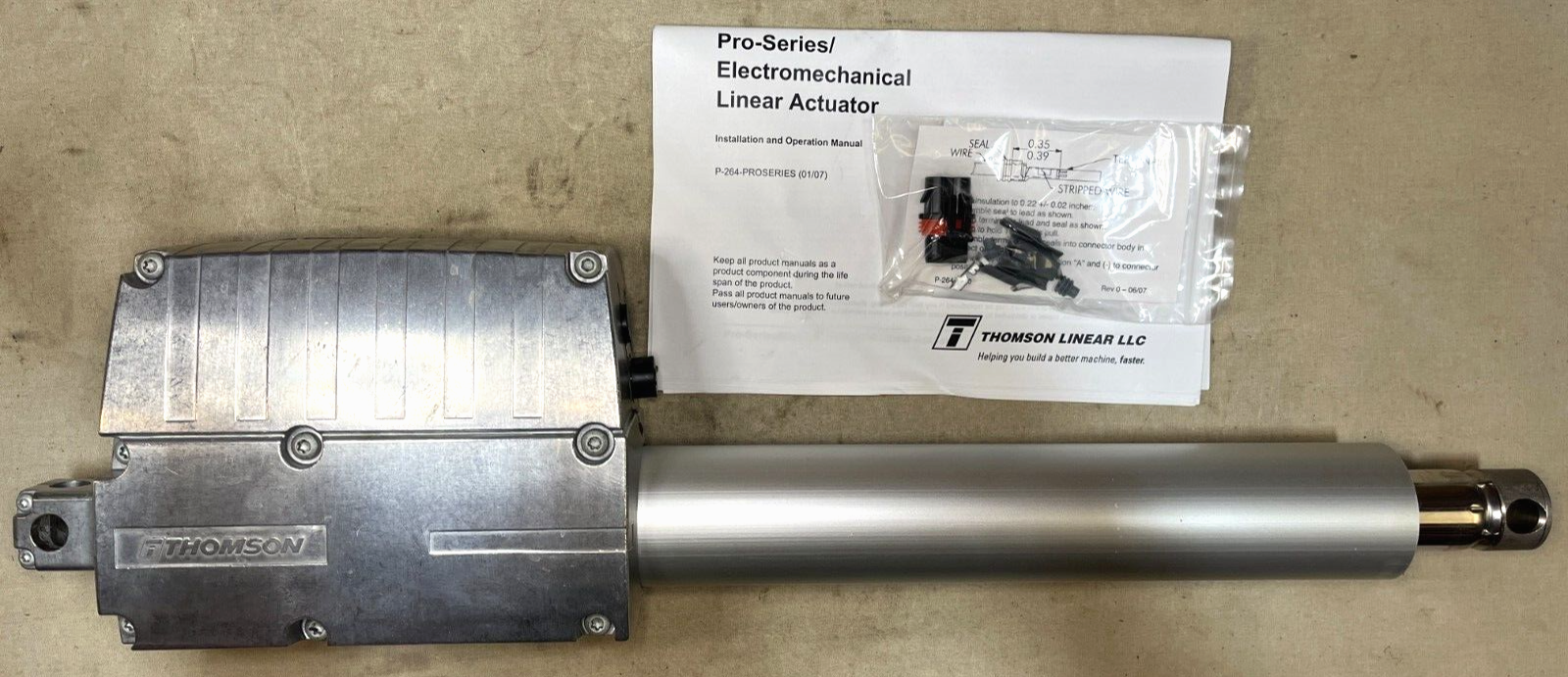 Thomson 3685964C1 Electrak Pro Linear Actuator Box MRAP 5930-01-566-60 ...