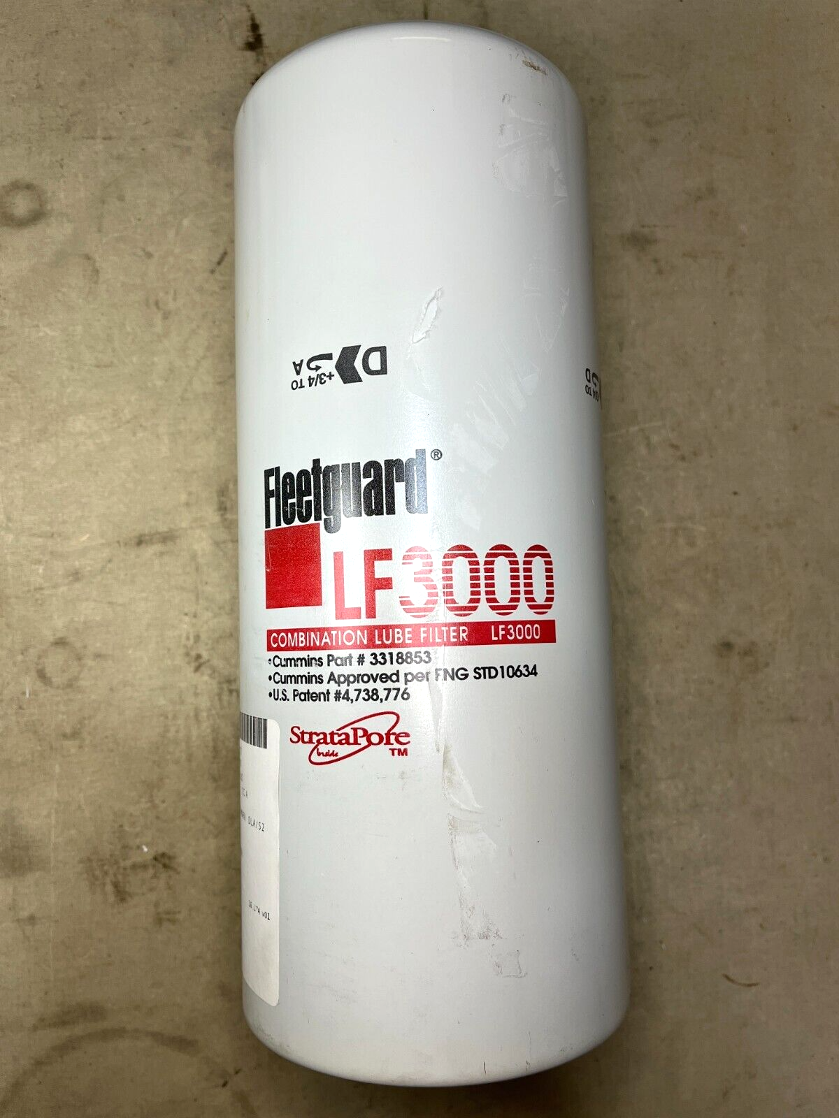 FLEETGUARD GENERATORS LF3000 FLUID OIL FILTER ELEMENT 15266844 2940-01 ...