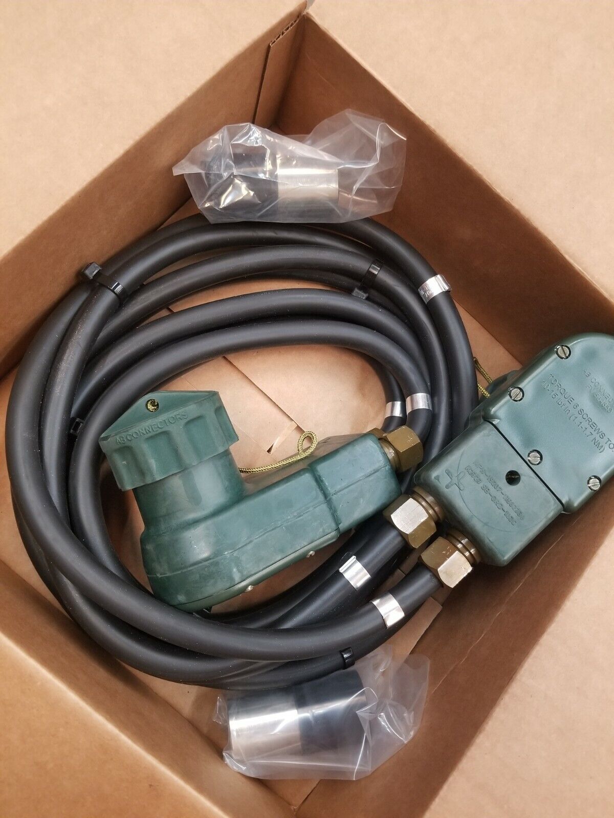 MILITARY SLAVE CABLE Vehicle Humvee NATO Slave Cable 12' Foot 24V 500 ...