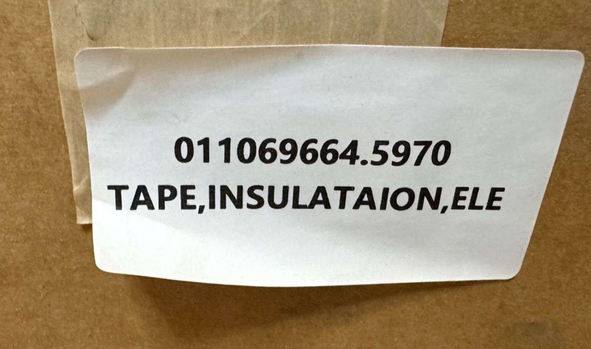ELECTRICAL INSULATION TAPE MIL-I-23594 A-A-59474 6084747-1 5970-01-106 ...