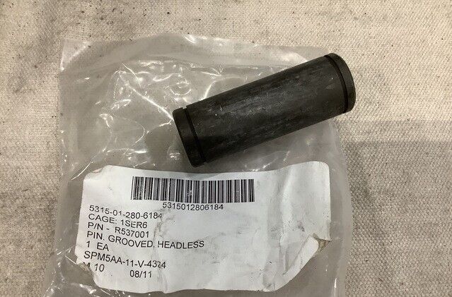GENUINE MILITARY R537001 M10WJ108 HEADLESS GROOVED PIN NSN 5315-01-280 ...