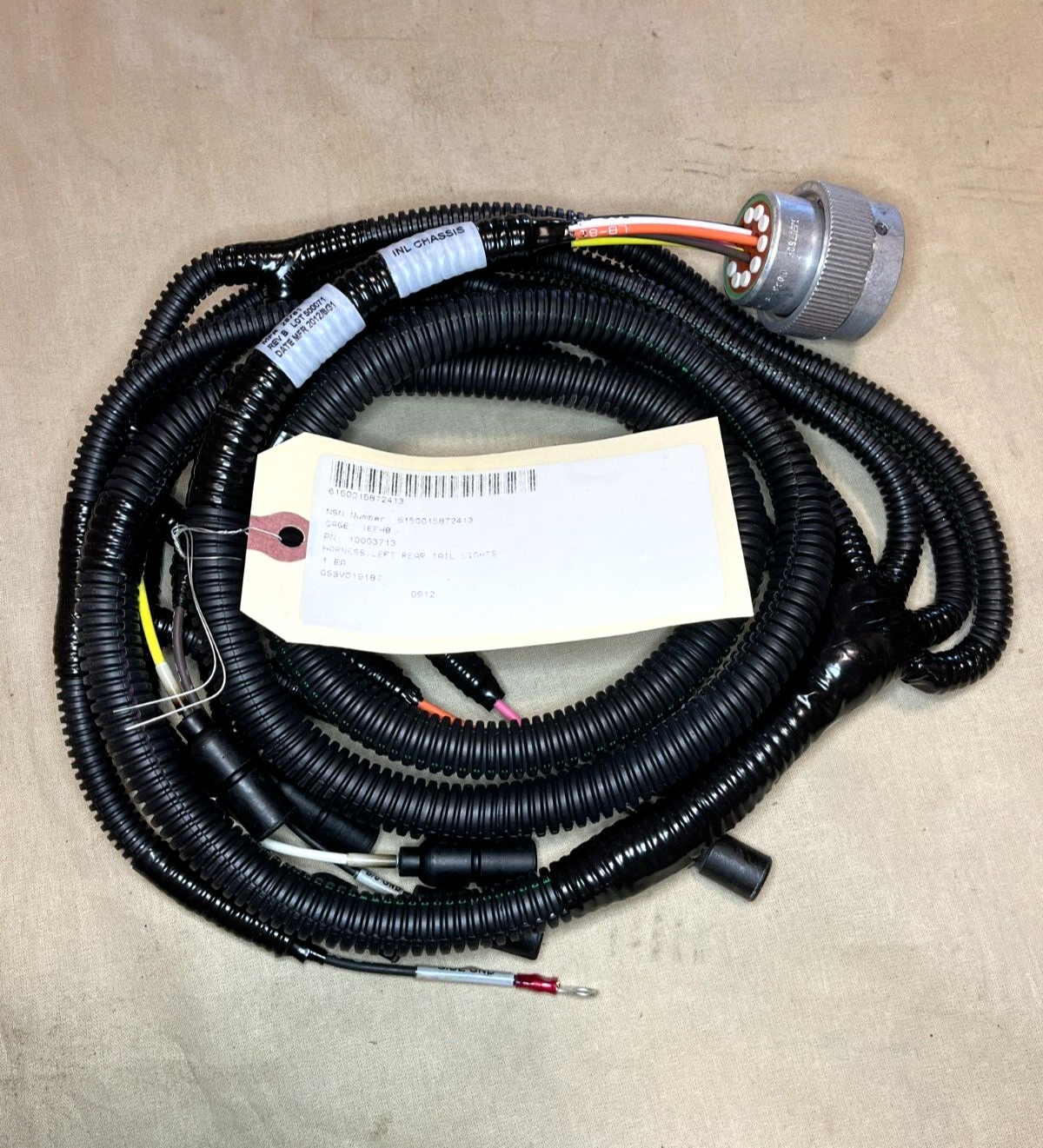 BUFFALO A2 MPCV CAT (MRAP) 10003713 BRANCHED WIRING HARNESS 6150-01-58 ...
