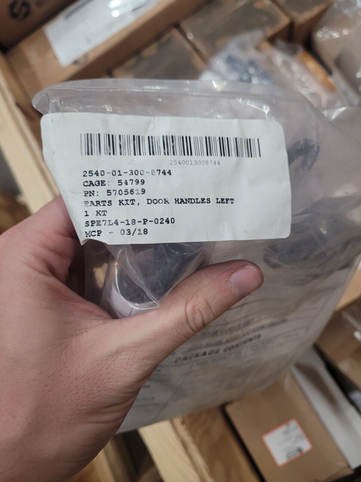 HMMWV HUMVEE HUMMER DOOR HANDLE KIT 5705619 (LH) {FRONT OR REAR} [SOFT ...