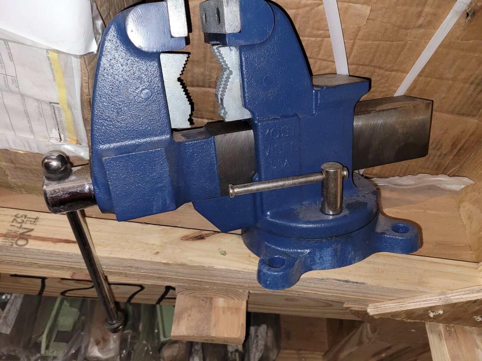Morgan 87 Combination Pipe Vise YOST VISES 1187000 Swivel Base, 2 1/2 ...