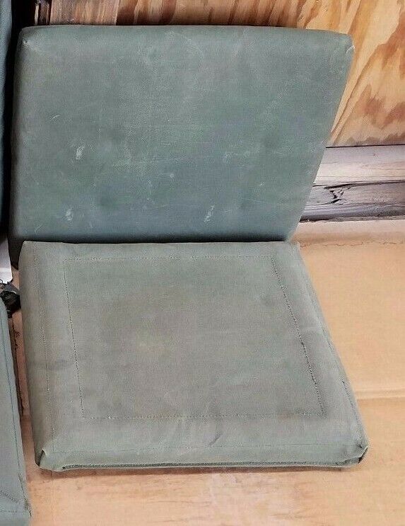 HMMWV Humvee M998 2 Man GREEN Seat Cushion Kit M1097/M1038/H1 AM GENER ...