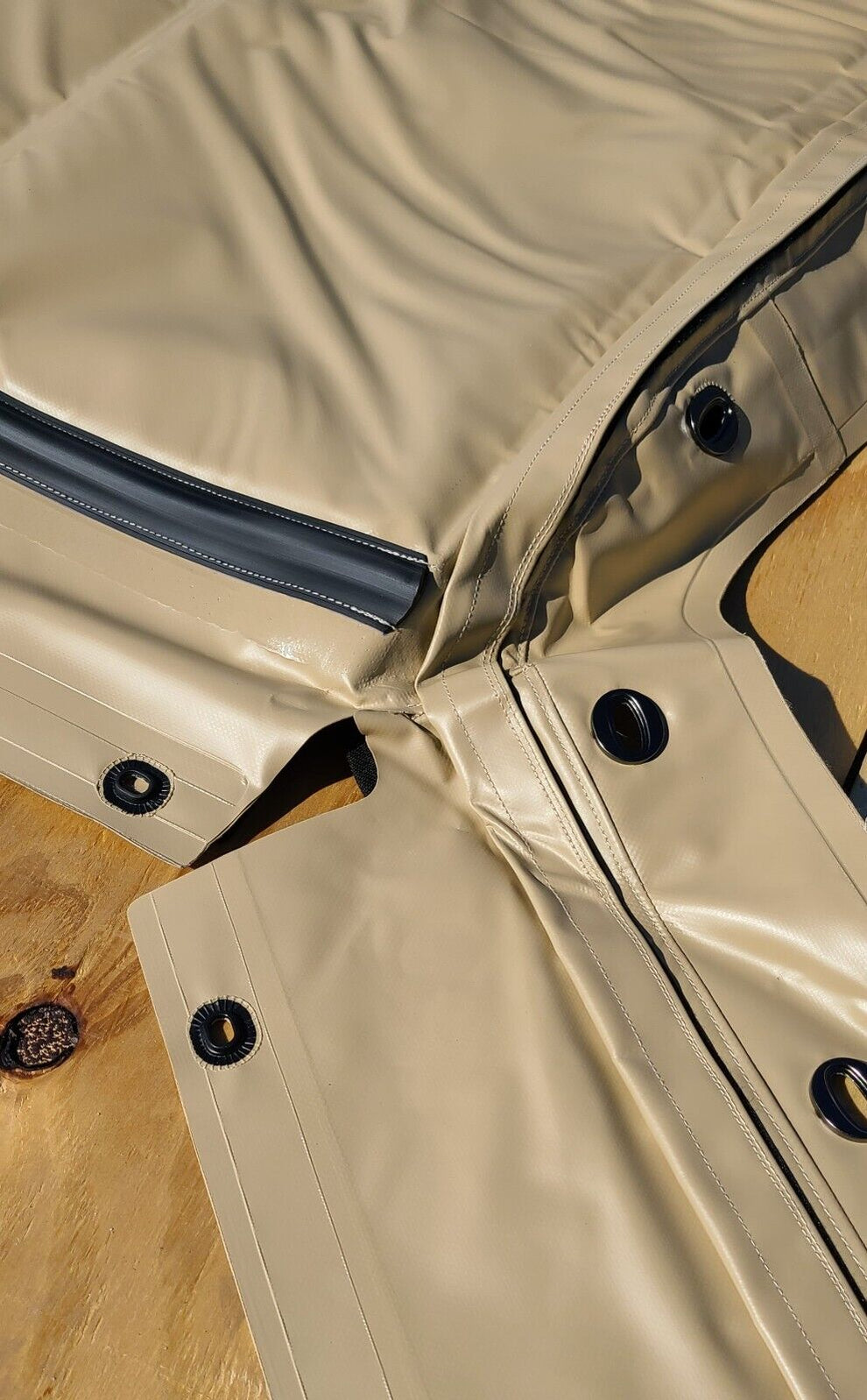 NEW HMMWV 4 Man TAN Soft Top Roof AND CURTAIN KIT Humvee M998 12340676 ...