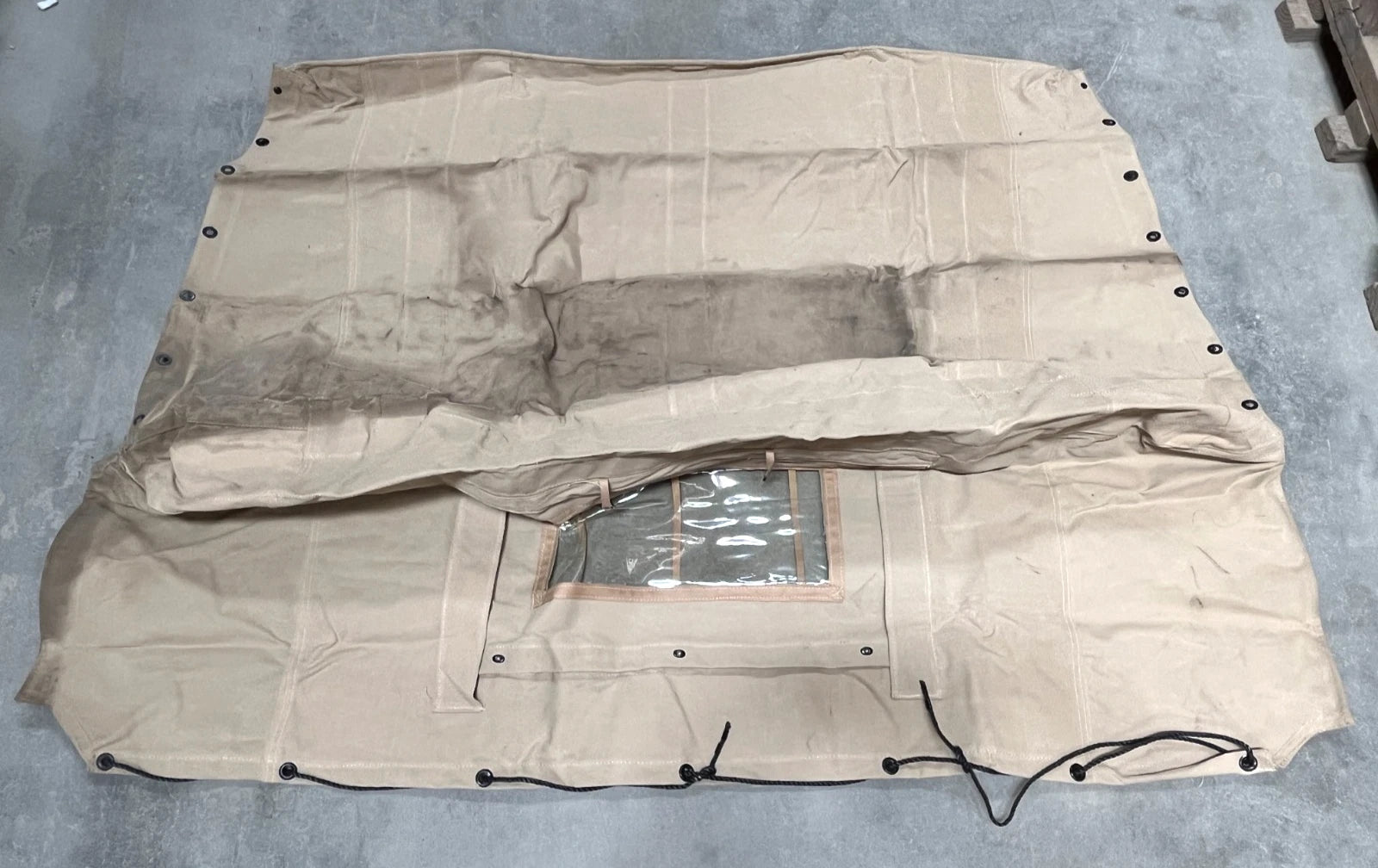 M35A2 2.5 TON TAN CANVAS CAB COVER 12300649 2540-01-155-0104 – SECO ...