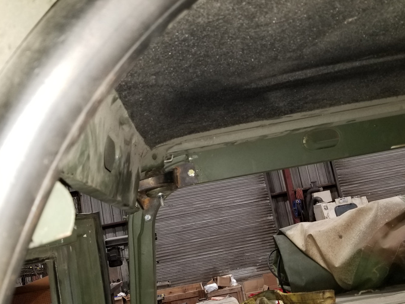 HMMWV M998 HARD TOP KIT Roof Panel w/o Hole,Rear Hatch SLANT BACK HUMM ...