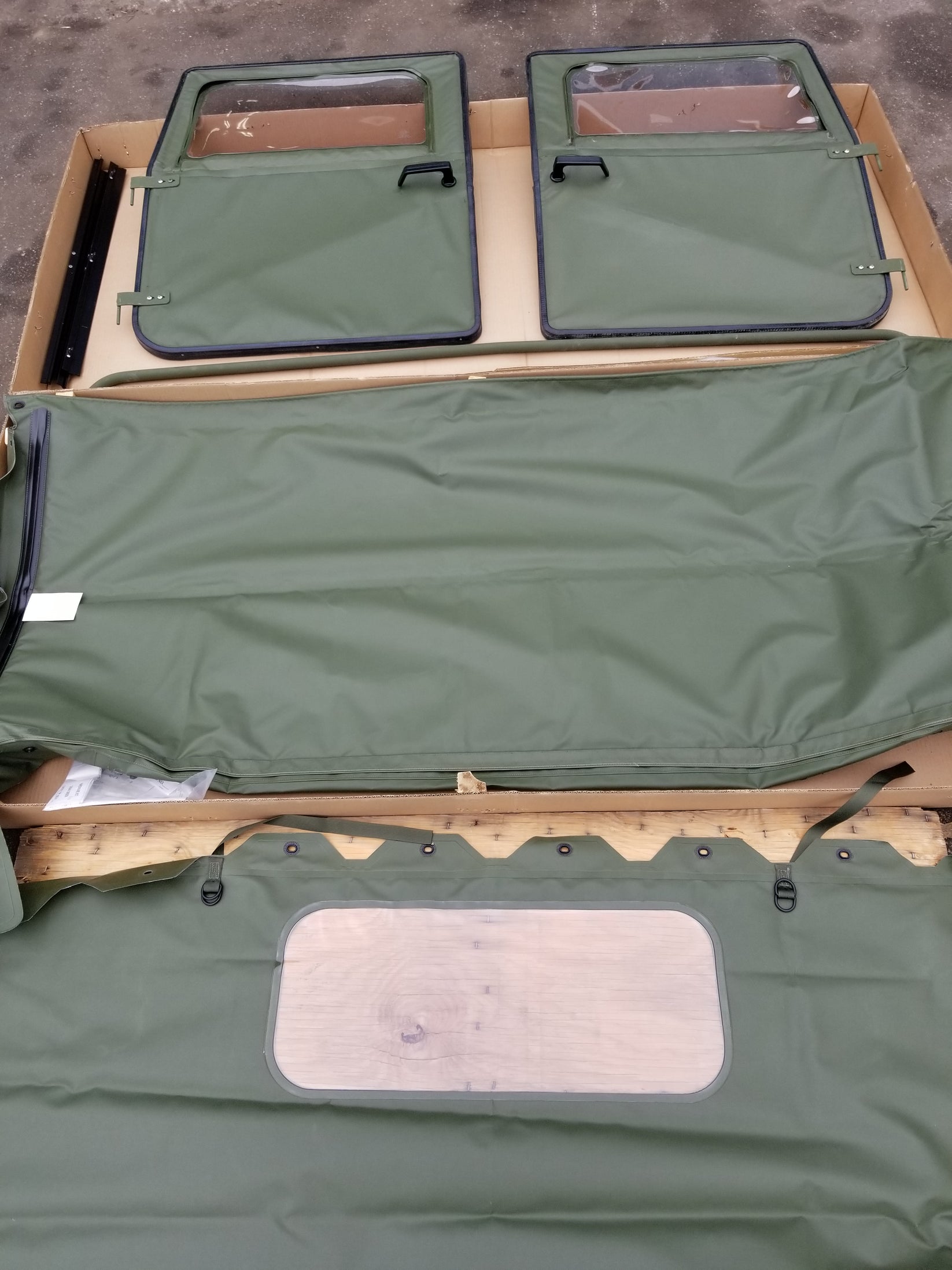 M998 HMMWV Humvee 2 MAN SOFT TOP KIT Green 57K0112 12342452 – SECO ...