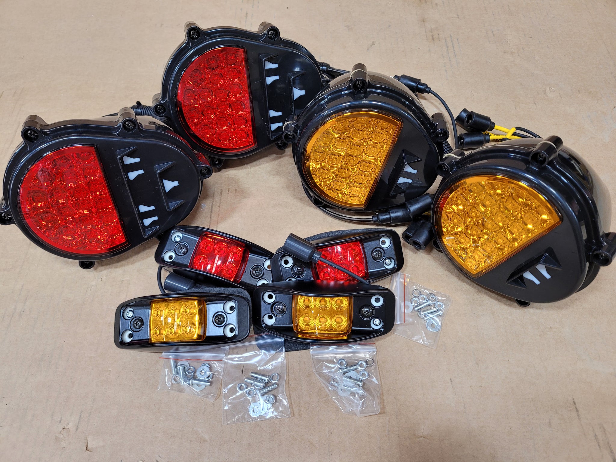 Black LED CONVERSION KIT HMMWV M998 Humvee Red, Amber, Side Marker Led ...