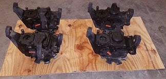 HUMMER H1 HMMWV GEARED HUB SET (4) of CTIS FRONT and BACK 6007128 AM G ...