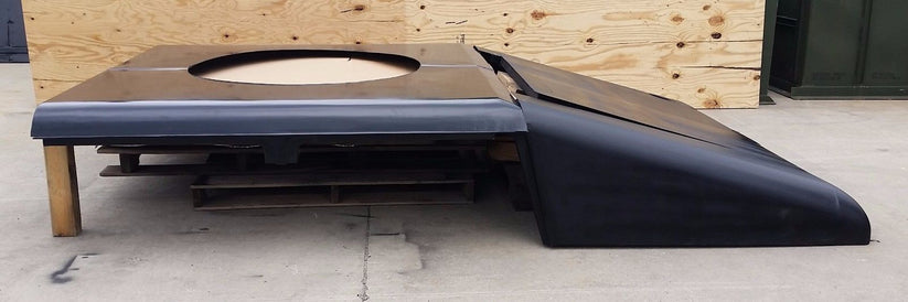 HMMWV HUMVEE M998 HARD TOP KIT Roof Panel,Rear Hatch SLANT BACK HUMMER ...