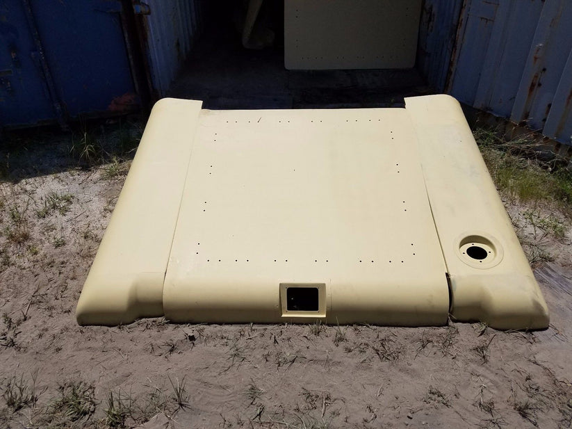 HMMWV HUMVEE M998 TAN HARD TOP Bundle Roof Panel Rear Hatch LH+RH HUMM ...