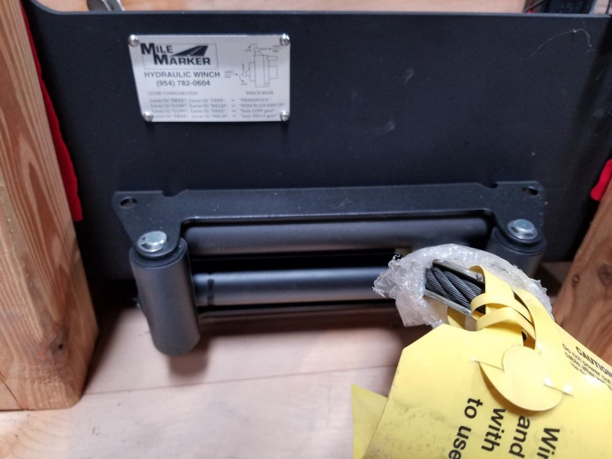 HMMWV HUMVEE M998 MILITARY TRUCK HYDRAULIC WINCH KIT HEAVY DUTY 10,500 ...