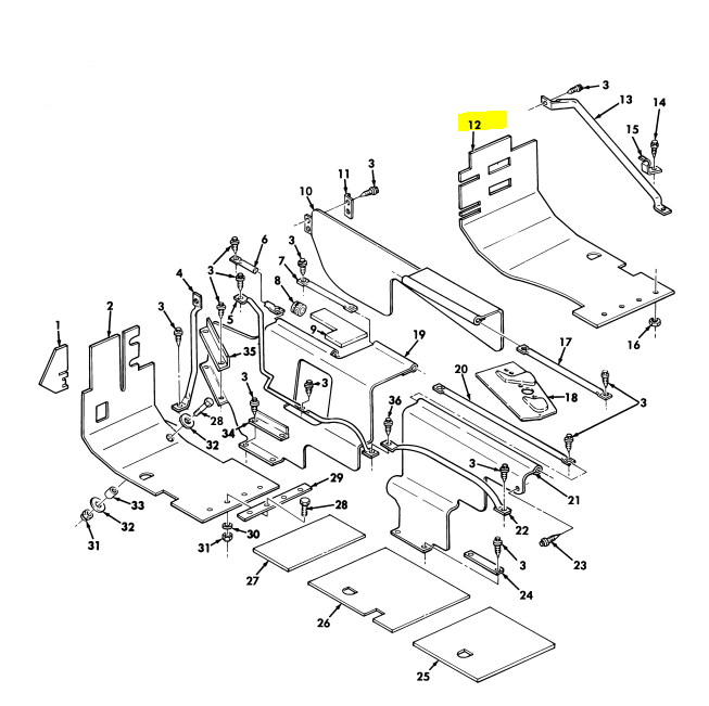 HMMWV Humvee Passenger Side Insulation – SECO Parts and Equipment
